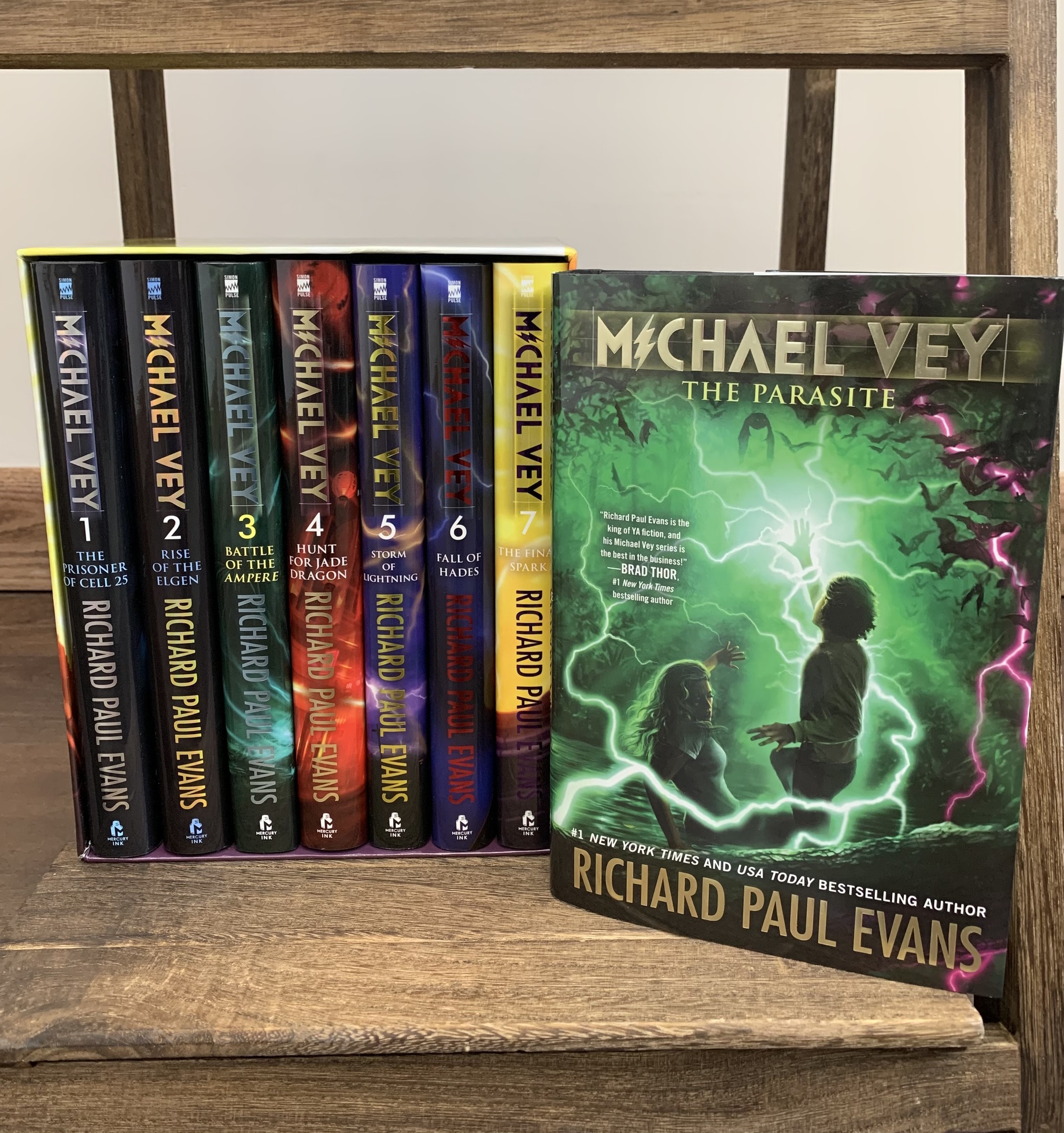 Autographed Michael Vey Hardcover Book Set - The Christmas Box ...